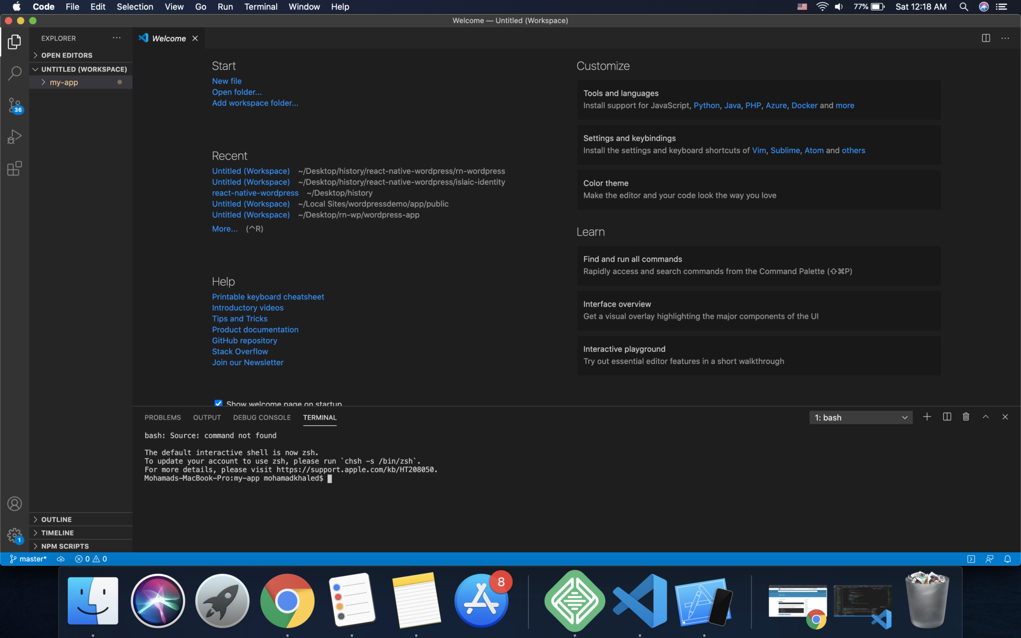 Start your first app with Expo - Boostrand